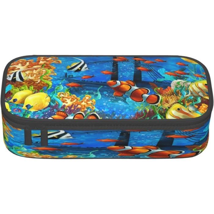 Grande Trousse À Crayons The Underwater World Tropical Fish Stationery ...