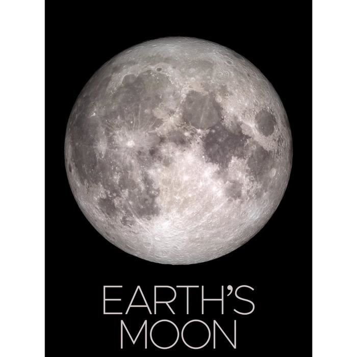 Nasa Our Solar System Earth'S Moon Lunar Orbiter Image Extra Large Xl ...