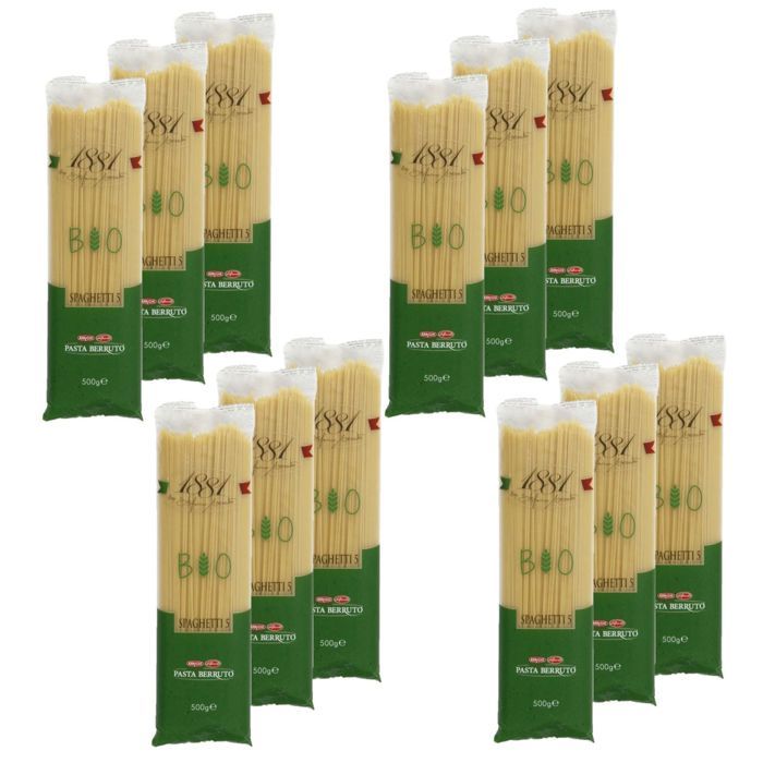 Pasta Berruto - 1881 - Lot 12x Pâtes italiennes Spaghetti n°5 BIO ...