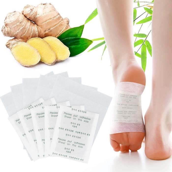 Detox Foot Patches,Détox pour les Pieds,100 Pièces Deep Cleansing Patch Pieds,Patchs ...
