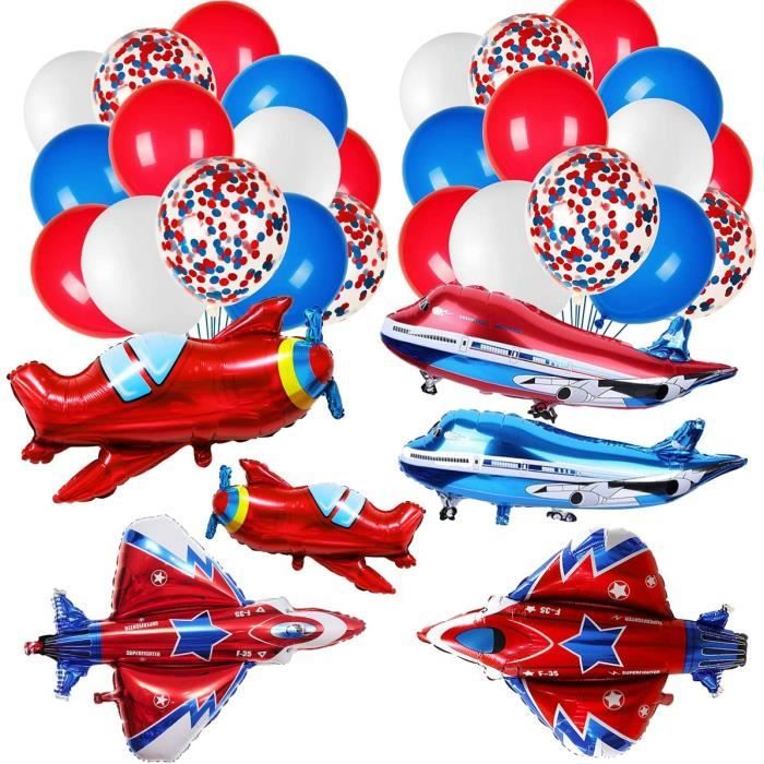Set De Ballons Avion, Ballon Avion Helium, Ballons À Avion Gonflable ...