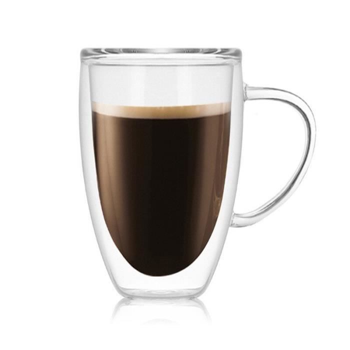 Café,tasse à café en verre avec poignée,haute qualité,250ML 350ml ...