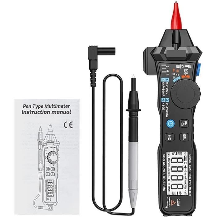 Multimètres Multimètre Numérique 6000 Points Style Stylo De Poche Gamme ...