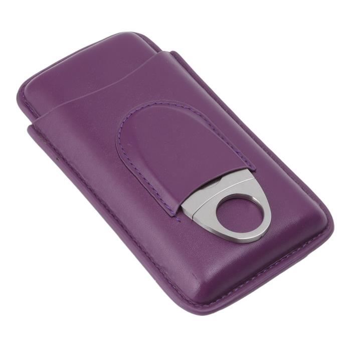 YEN- Étui à cigares portable avec coupe-cigares Etui à cigares en cuir ...