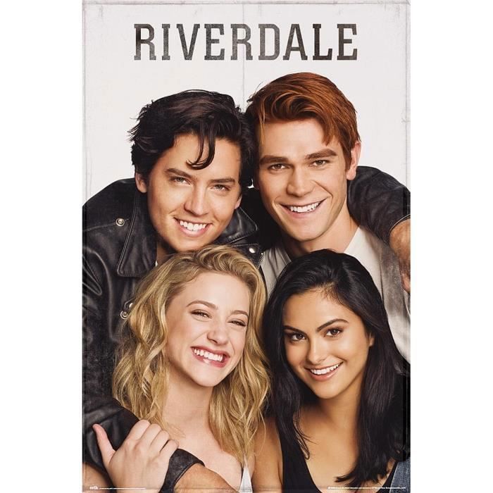 Poster Riverdale Smile Archie, Betty, Veronica & Jughead - Cdiscount Maison