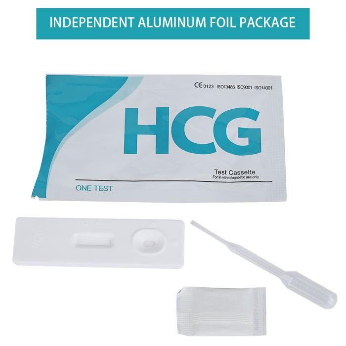 Drfeify Test d'urine HCG 10pcs Carte de Test de Grossesse Précoce HCG ...