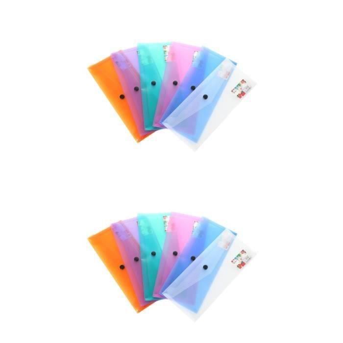 Goodbuy-12 PCS A4 Document Dossier Clear Document Enveloppe dossier ...
