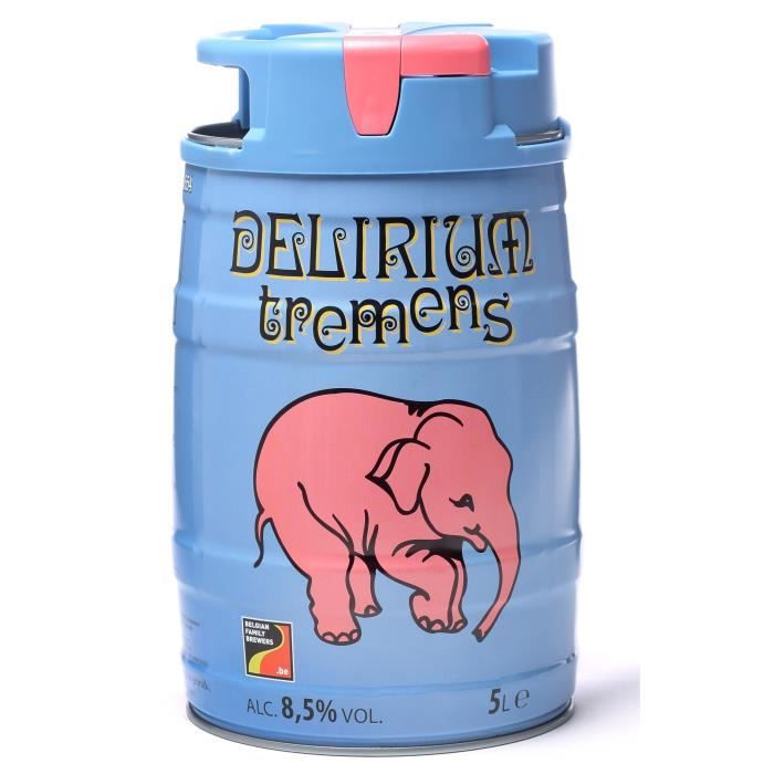 Delirium - Tremens - Bière blonde - 8.5 % Vol. - Fût de 5 L - La cave ...