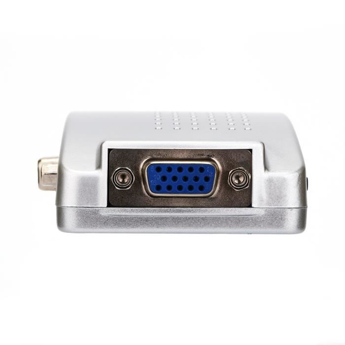 Qiilu Convertisseur de signal Universal PC Converter Box d'ordinateur ...