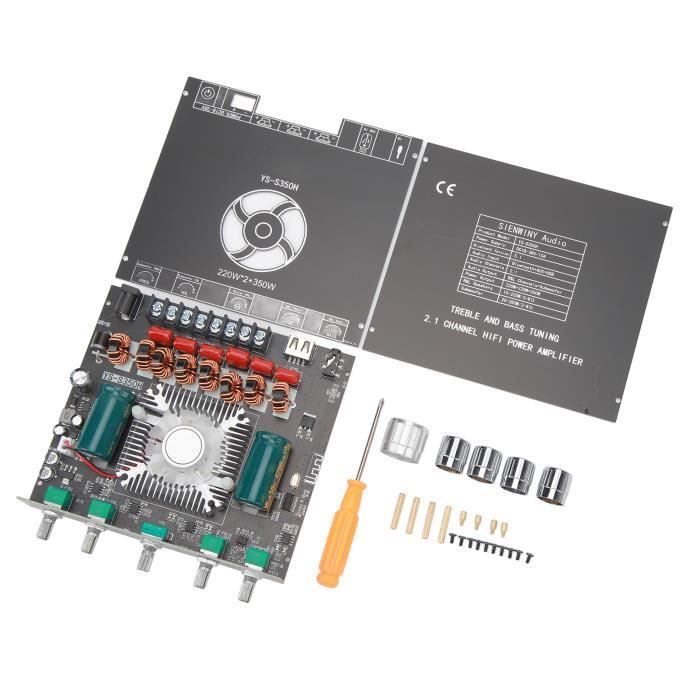 LEX Carte amplificateur de puissance Bluetooth XY S350H 220Wx2 350W Carte d'amplificateur de ...