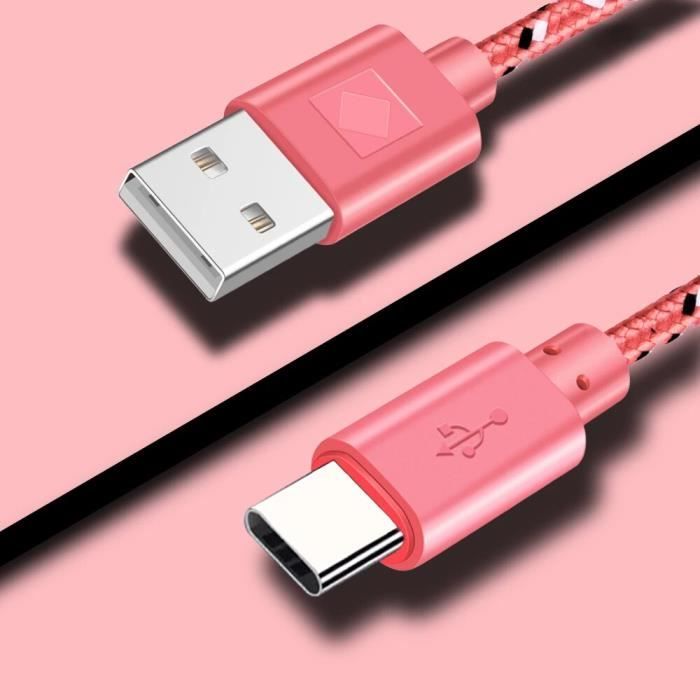 Câble USB Type-C 3A pour recharge ultra rapide et transfert de données ...