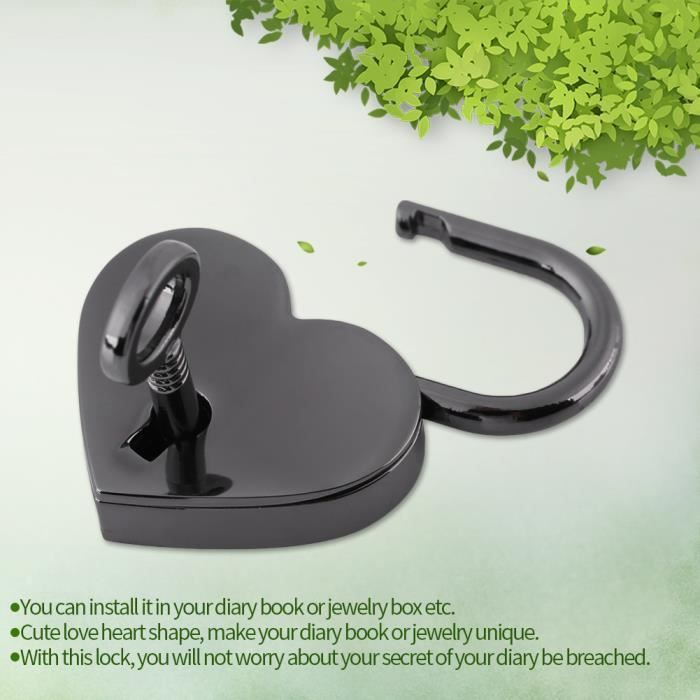 SALUTUYA cadenas d'amour en cur Petit cadenas en forme de cur d'amour ...