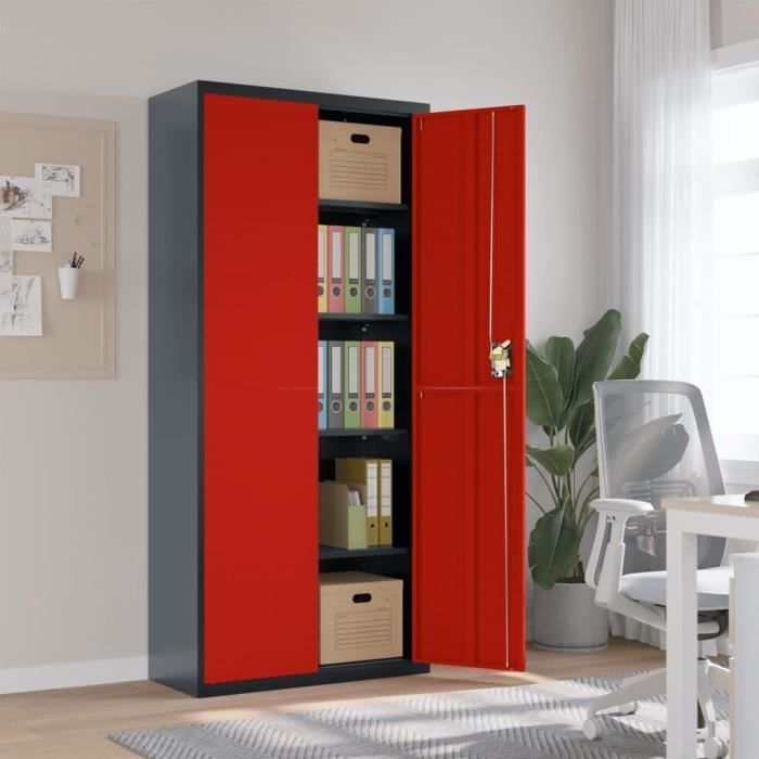 Armoire De Bureau Verrouillable Armoire Metallique Rangement Armoire De ...