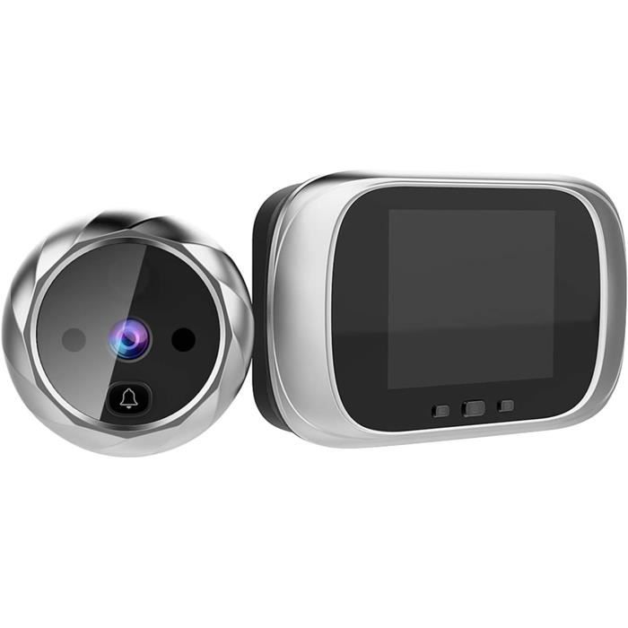 Digital Door Viewer Camera De Porte 1080P Sonnette De Porte Écran Lcd 2 ...