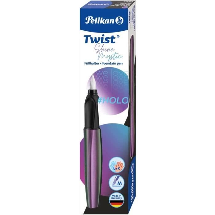 Pelikan 814638, stylo-plume Twist, plume M, Shine Mystic370 - Cdiscount ...