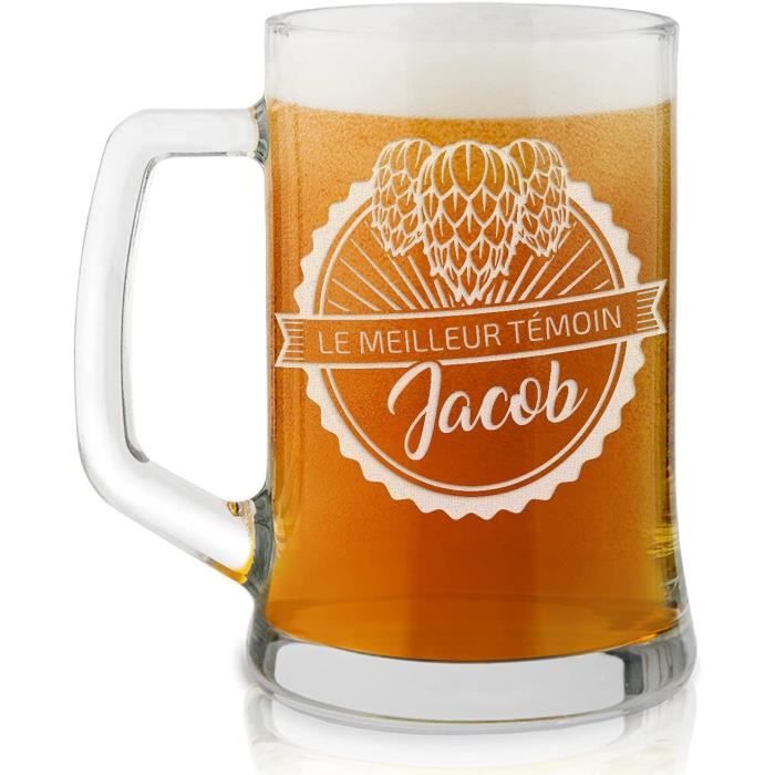 Maverton Chope à Bière Gravée de 50 cl – Verre à Bière personnalisé ...