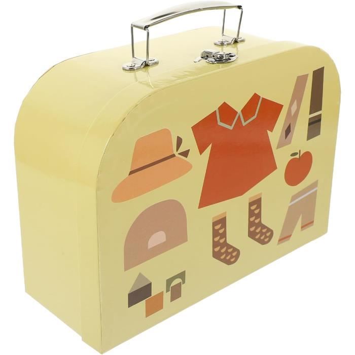 Boîte De Rangement Portative Mini Valise En Carton Boîte De Faveur Mini ...
