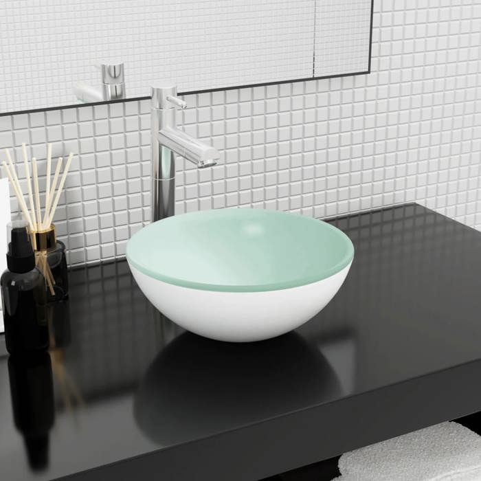 VidaXL Lavabo Vasque à Poser de Toilette Lave-mains de Salle de Bain ...