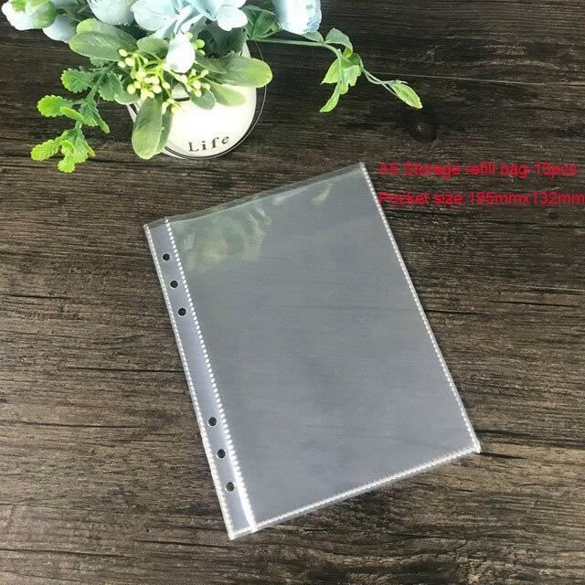 CAHIER,A5 storage bag-10pcs-A5--classeur à Agenda A5-A6, carnet de ...