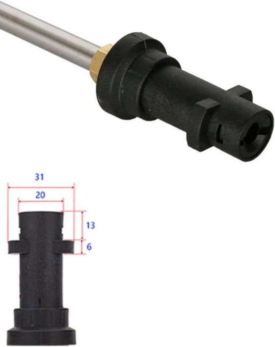 Lance haute pression avec 5 buses jet - Pistolet pulvérisateur haute pression - Buse de ...