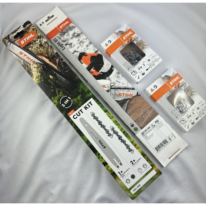 STIHL CUT KIT 7 30050009905, guide-chaîne 30050083409 + 2x 3670000007 ...
