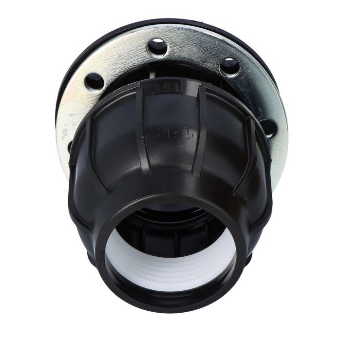 Bride de serrage PP 110x4"" DN100, PN10/PN16 avec bride, pour tubes PE ...