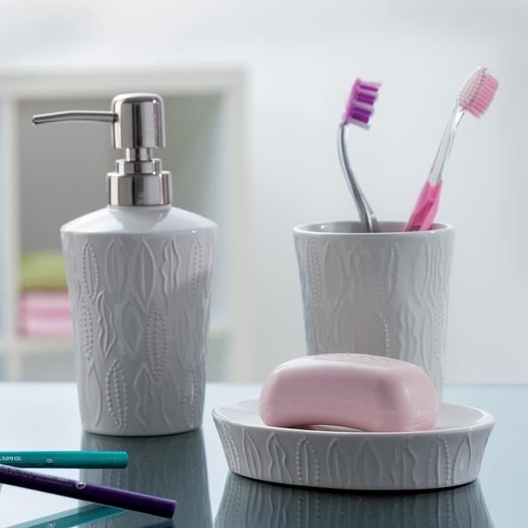 Spirella Gobelet Céramique SUSAN Blanc - Cdiscount Maison