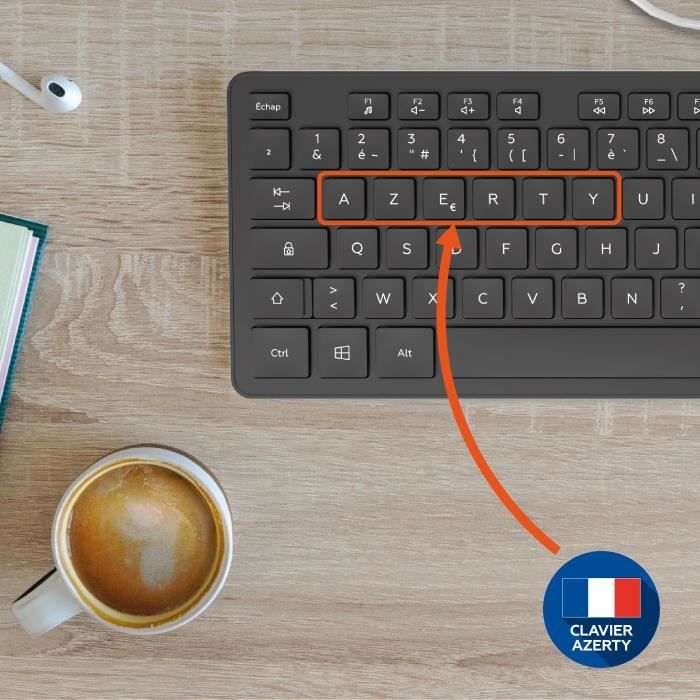 Clavier sans fil - MOBILITY LAB - Premium - AZERTY - Noir - Cdiscount ...