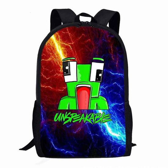 Cartoon Unspeakable Backpack Enfants Voyage Rucksack Daypack Laptop ...