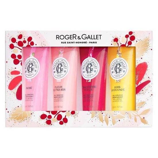 Coffret de Gels Douche - Roger & Gallet - Collection - 4 Gels Parfumés ...