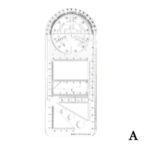Regle - equerre,Règle d'activité multifonctionnelle pour l'école ...