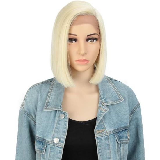 Perruques Lace Front Wigs Droite Synthetique 9\U201C-22Cm Perruque ...