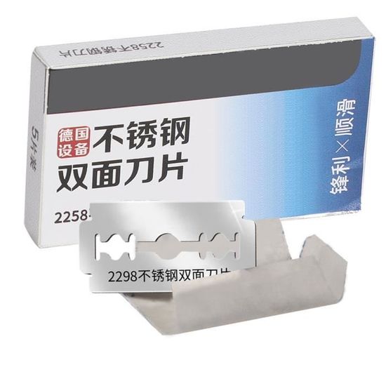 EBTOOLS lames de rasoir pour hommes 5 pièces lames de rasoir de rasage ...