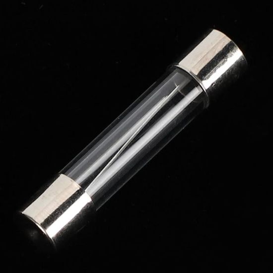 VBESTLIFE fusible en verre Assortiment de fusibles en tube de verre 150 pièces 6x30mm 0.5A/1A/2A ...