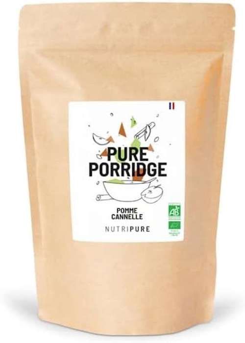 NUTRIPURE - PURE PORRIDGE - POMME CANNELLE - RICHE EN FIBRES - 2KG ...