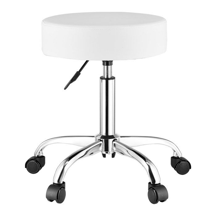 Tabouret roulant Chaise de bureau - Pivotant à roulettes, hauteur ...