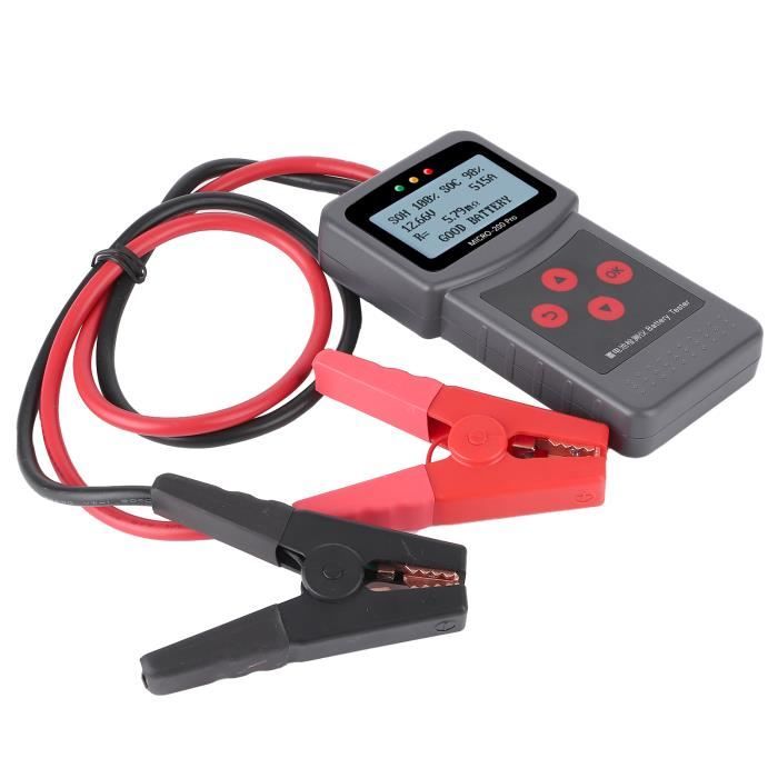 Ashata Testeur de batterie 12V/24V Car Battery Tester, Professional ...
