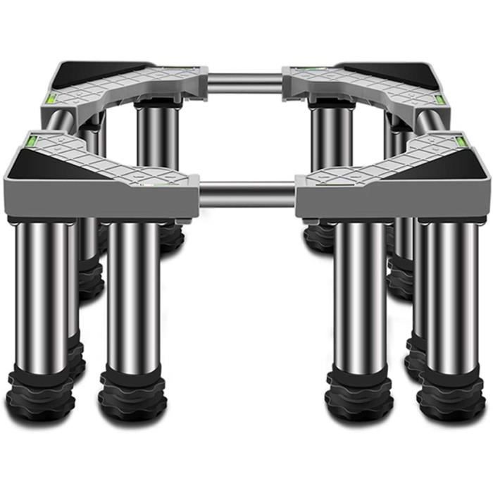 Support de Machine à Laver Base réglable multifonctionnelle avec 4-8-12 ...