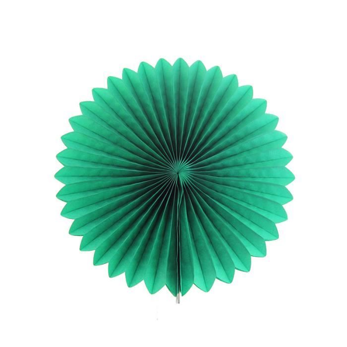 Vert foncé-4 pouces--Éventail de fleurs origami fait à la main, fleur ...