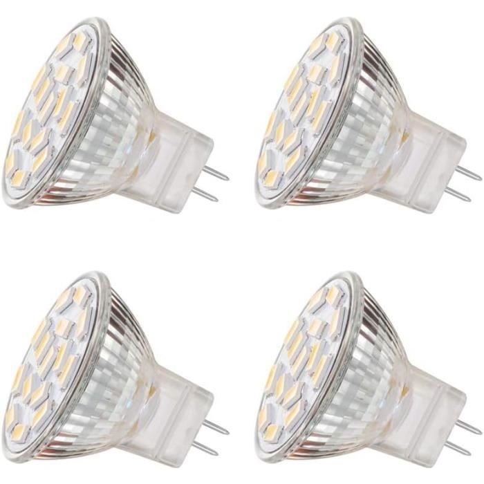 4x Ampoule Led Mr11 Gu4 3 5w Non Dimmable Ampoules Led Spot Gu4