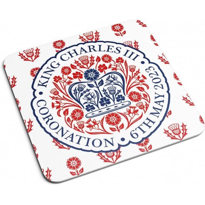 Dessous De Verre Officiel Du Roi Charles Iii – Couronnement Royal De Sa ...