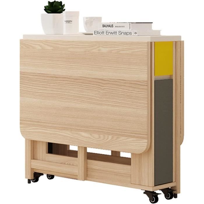 Table de Salle à Manger Extensible, Table à Abattant, Table de Salle à ...