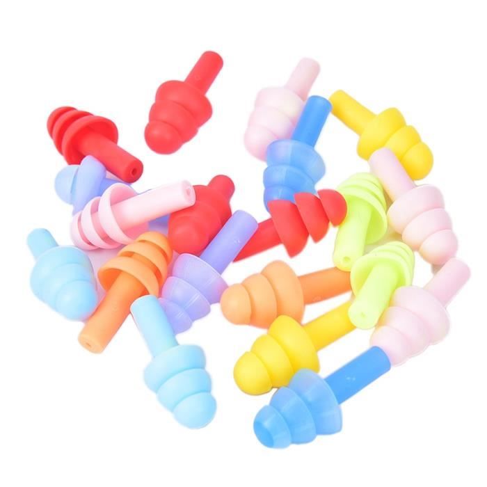 Protections auditives,Bouchons d'oreille Anti-bruit en Silicone,souples ...
