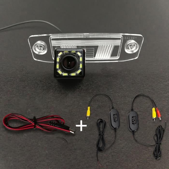 Kit sans fil 12 leds - Caméra de recul CCD pour voiture, 140 degrés ...