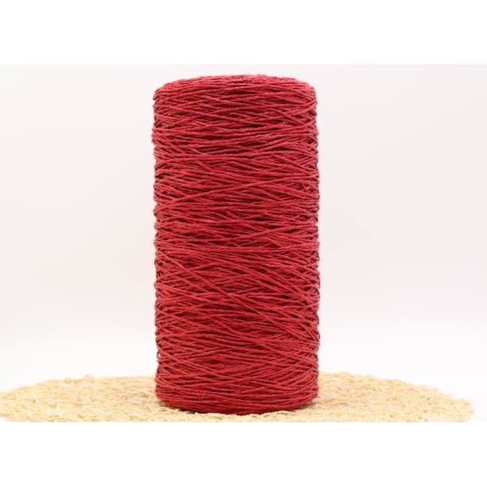 Pelotes de laine,500 g-lot raphia paille fil à tricoter à la main été ...
