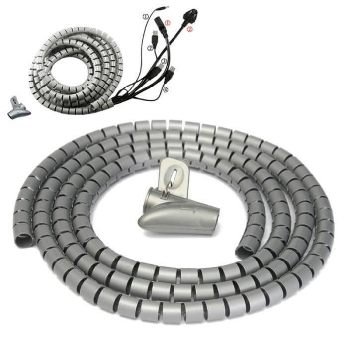 MOULURE - GOULOTTE - CACHE FIL - PLINTHE - GAINE RANGE-FIL - CLIPS 2M ...