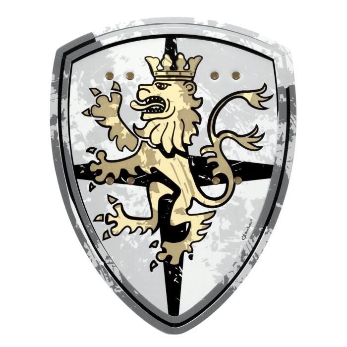 BESTSALLER BESTSALLER5037 OR ET ARGENT CHEVALIERS NOBLE LION SHIELD JO ...