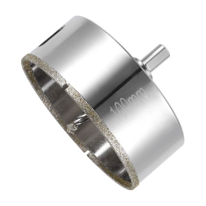 Foret Diamant De 100 Mm Avec Foret De Positionnement Central Pour Verre ...