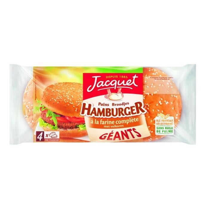 Pain spécial pour hamburger 330g Jacquet - Cdiscount Au quotidien