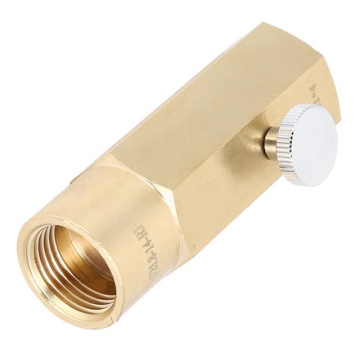 Connecteur de valve de gonflage au dioxyde de carbone Adaptateur CO2 ... Connecteur de valve de gonflage au dioxyde de carbone Adaptateur CO2 ...